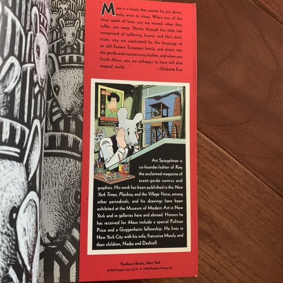 MAUS | Other | Maus Volumes I And Ii Art Spiegelman 986 1991 Banned ...